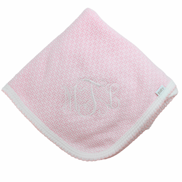 Paty Baby Girls Pink Blanket Personalized - Hiccups Children's Boutique